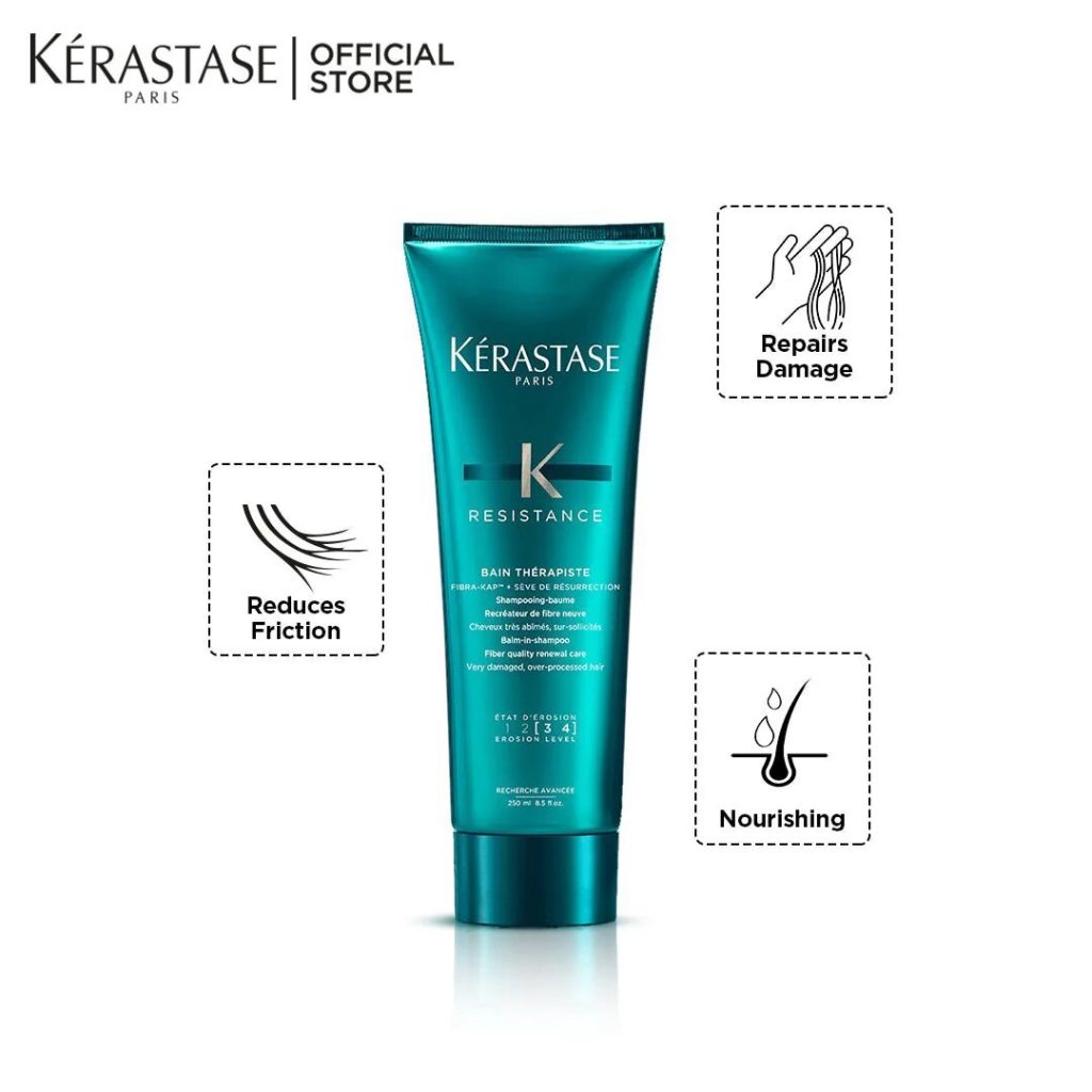 Kerastase Therapiste Shampoo 250ml For Damaged Hair - bagallery.pk