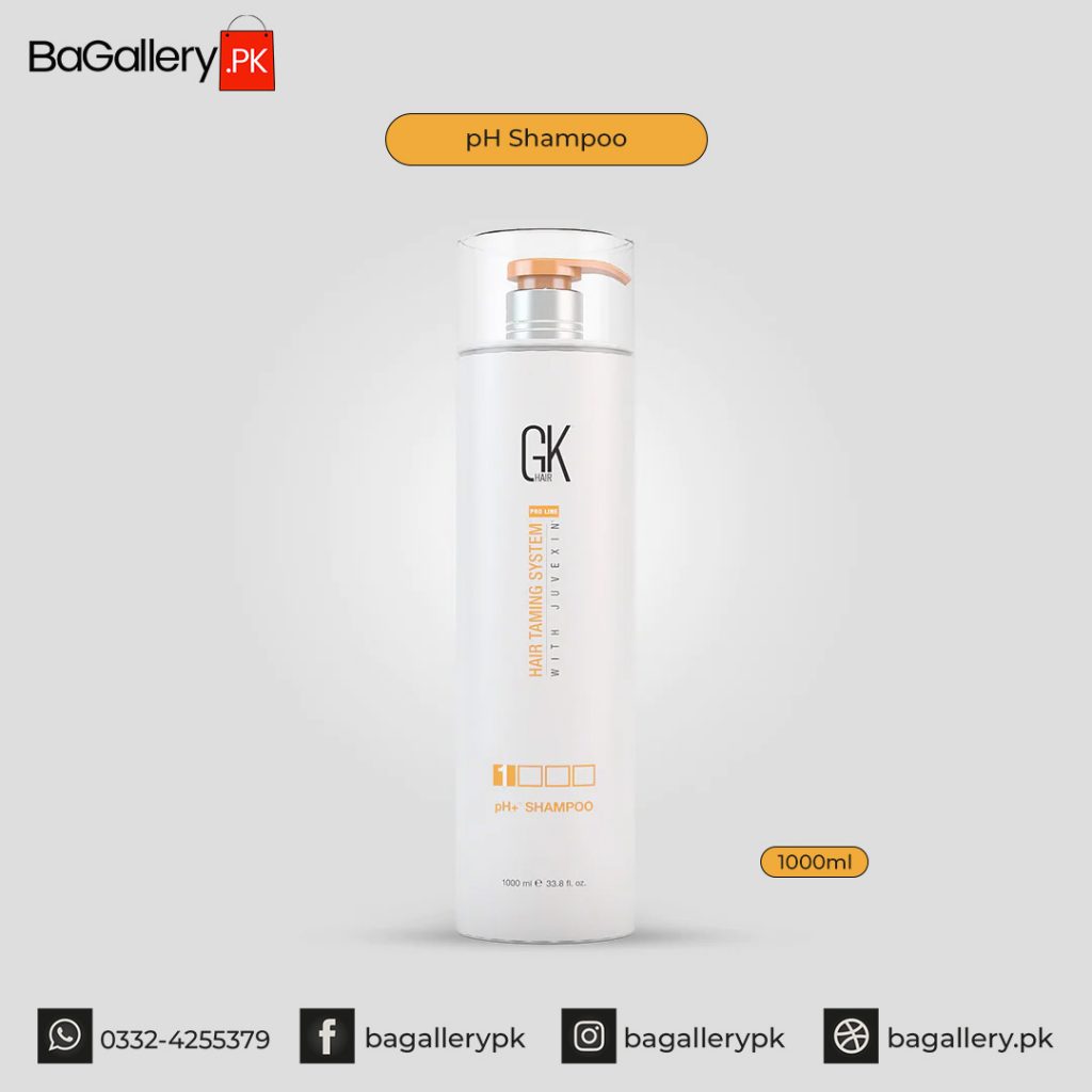 GK Hair Taming System with Juvexin 1 ph Shampoo - bagallery.pk